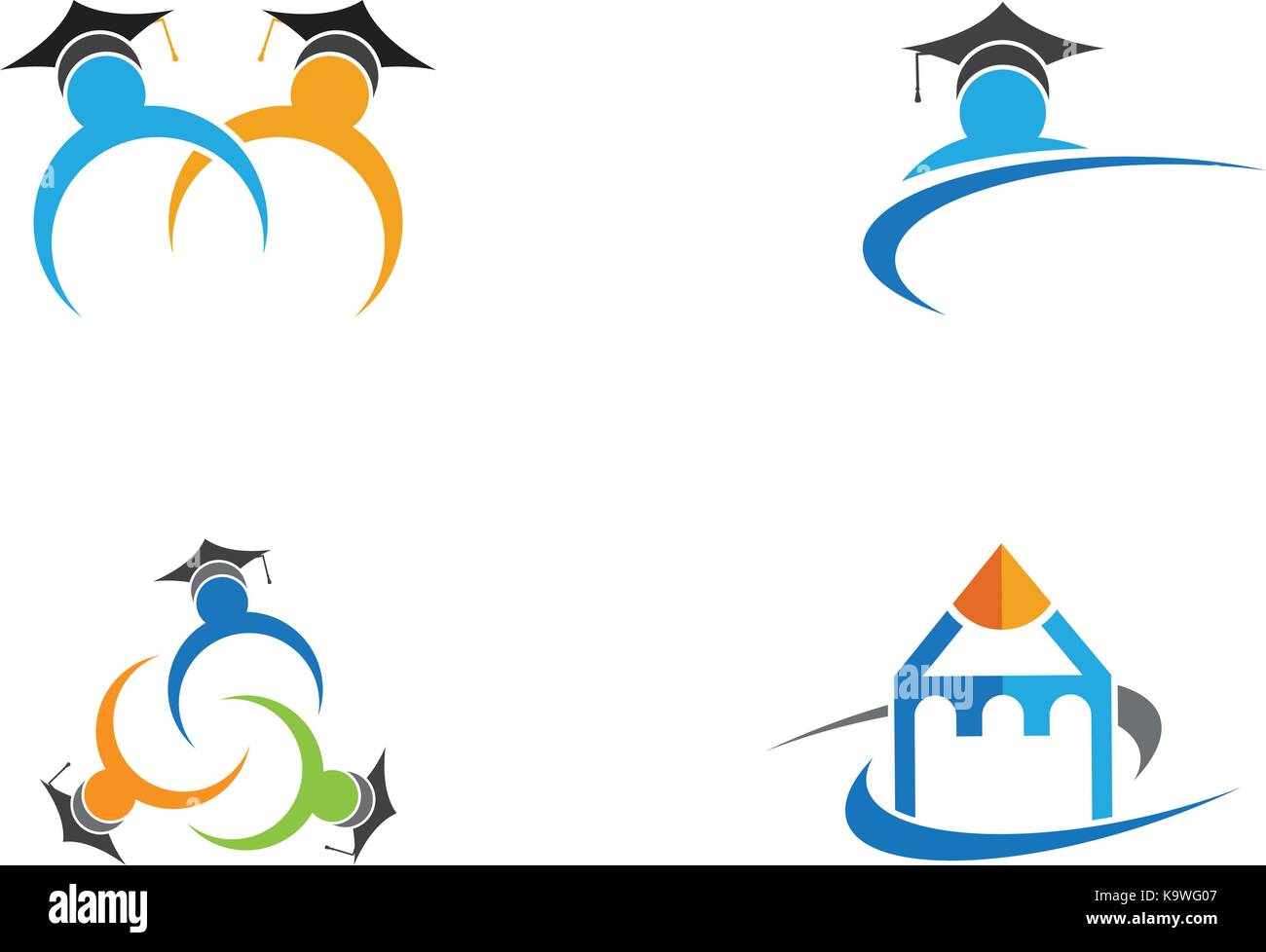 Education Logo Template vector illustration design Stock Vector Image ...