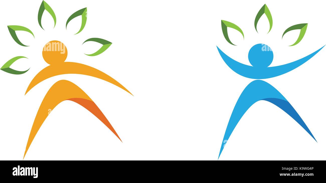 healthy Logo icon Template design illustration Stock Vector Image & Art ...