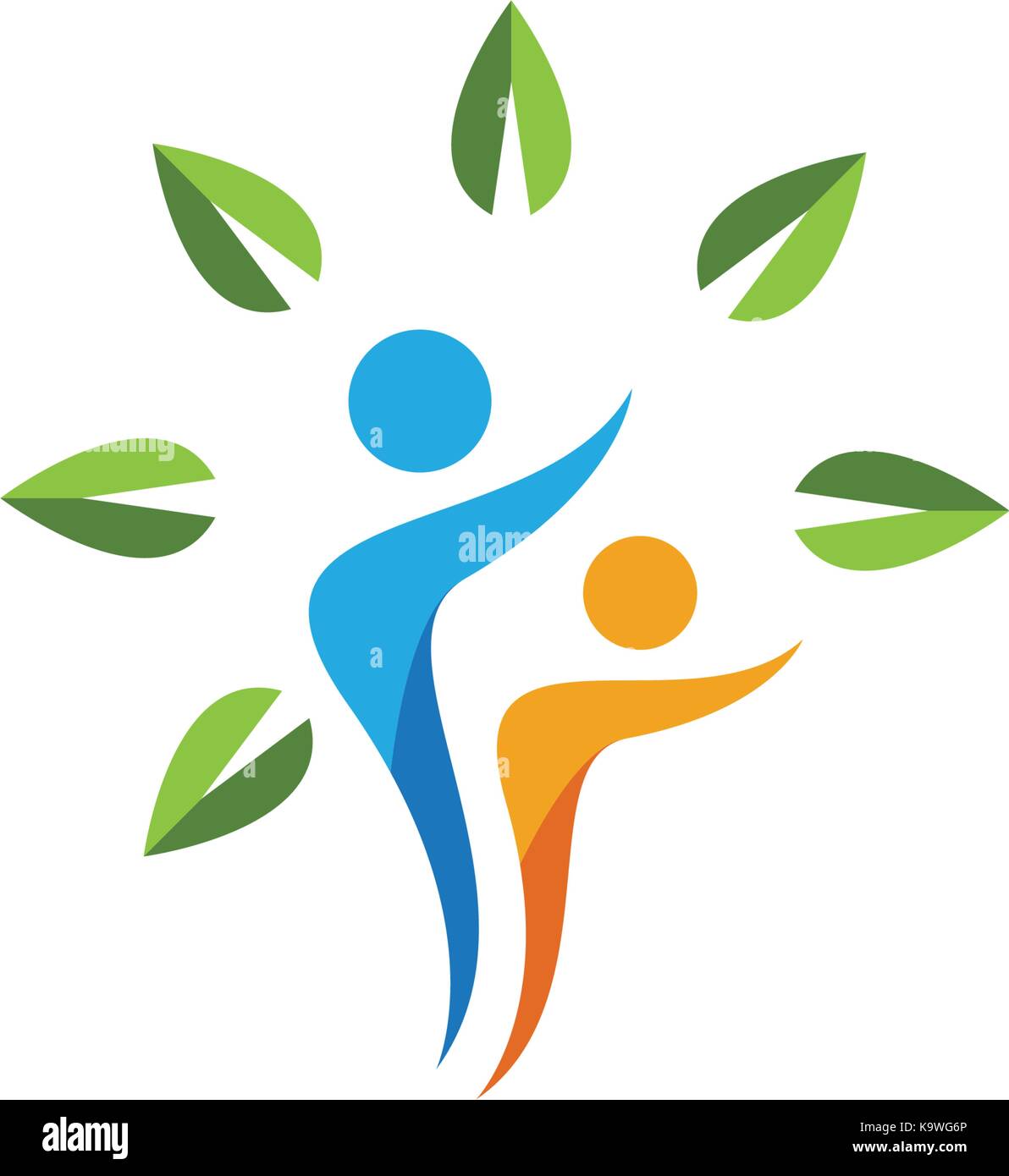 healthy Logo icon Template design illustration Stock Vector Image & Art ...