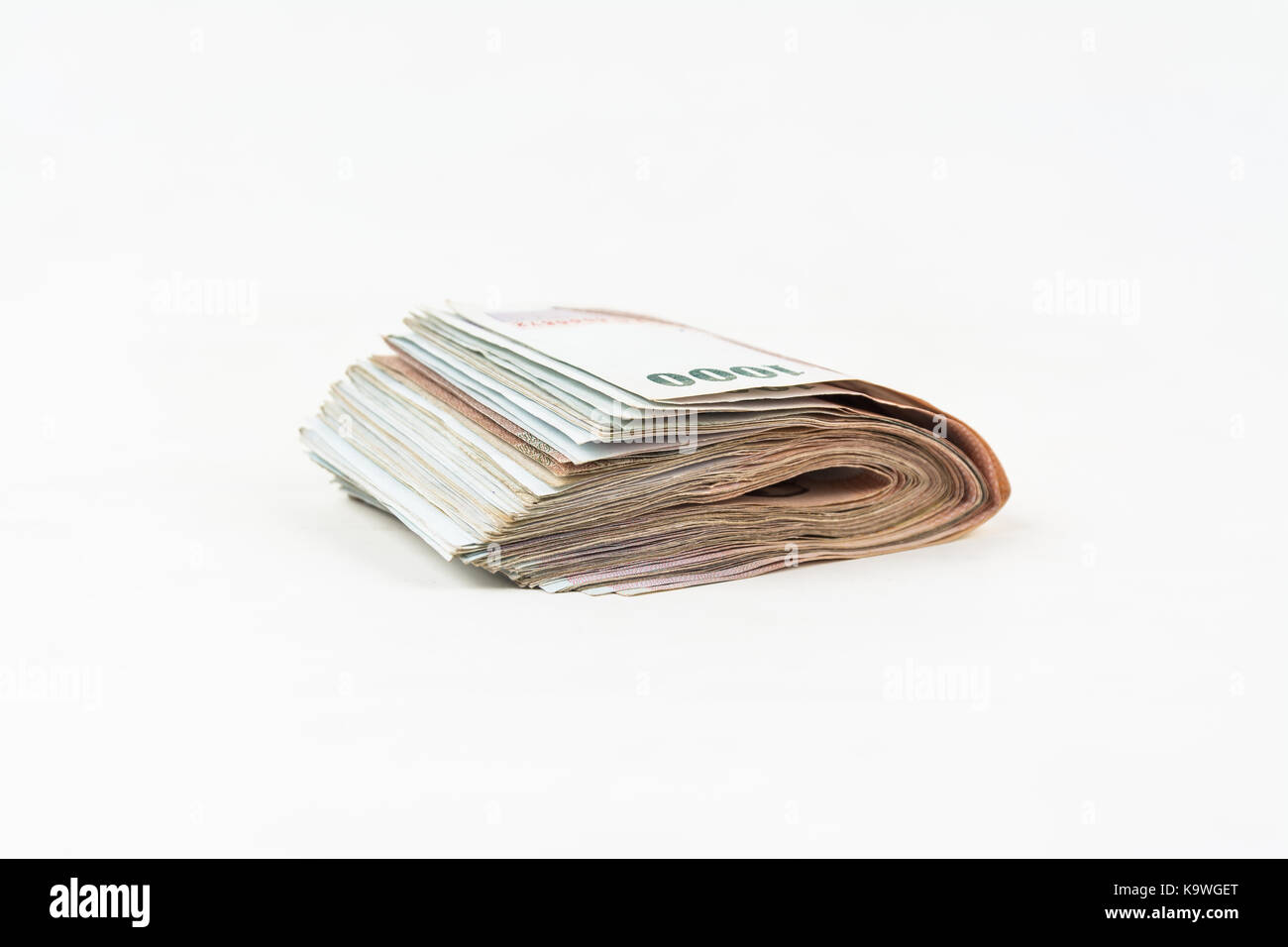 Bank note or money isolate on white background Stock Photo - Alamy
