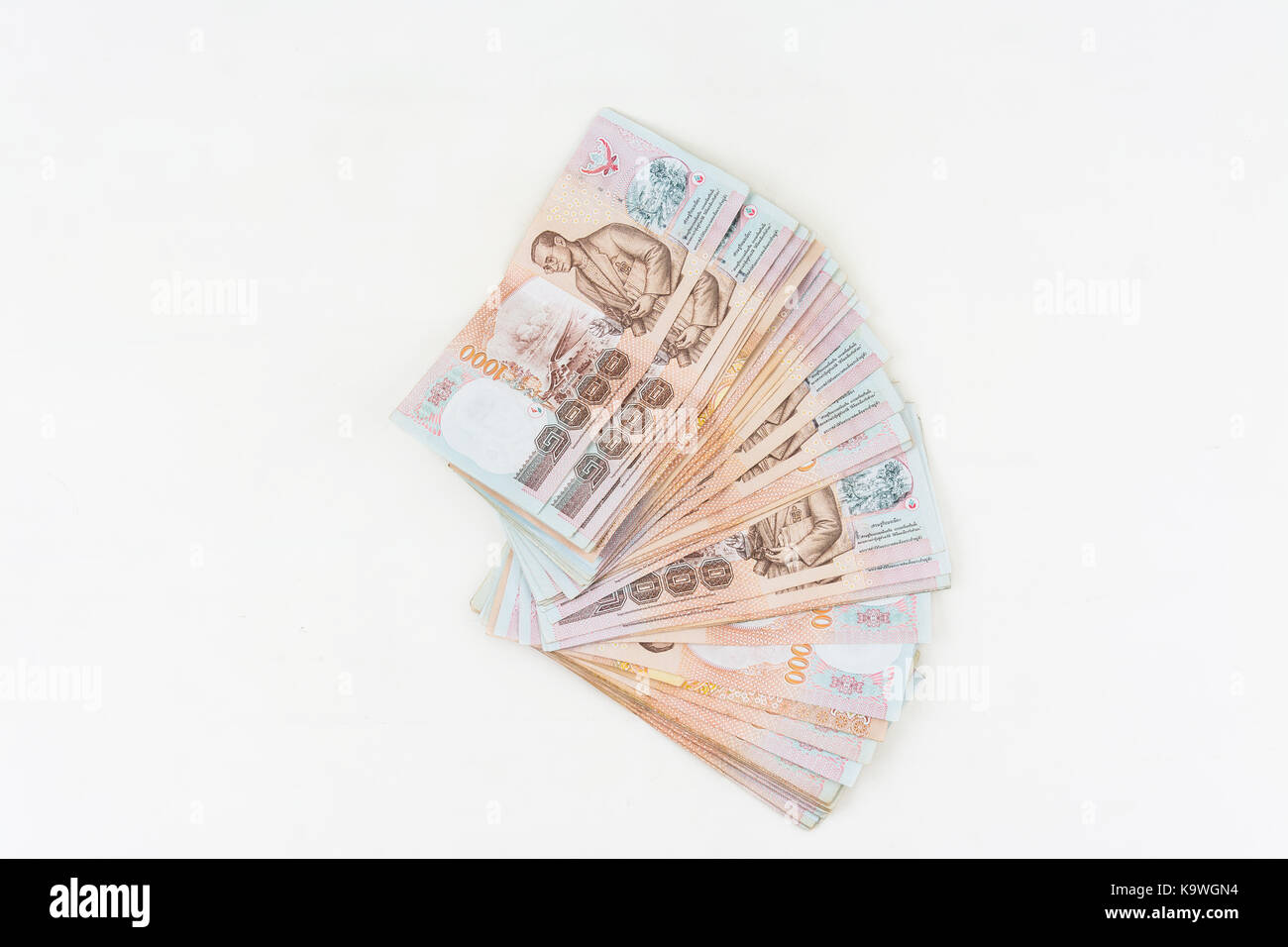 Bank note or money isolate on white background Stock Photo - Alamy