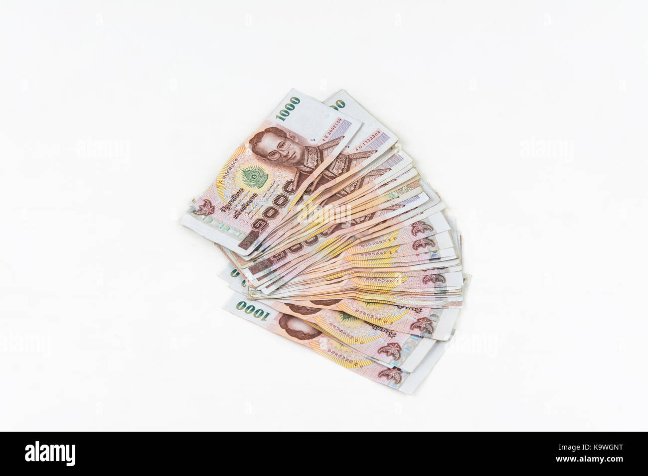 Bank note or money isolate on white background Stock Photo - Alamy