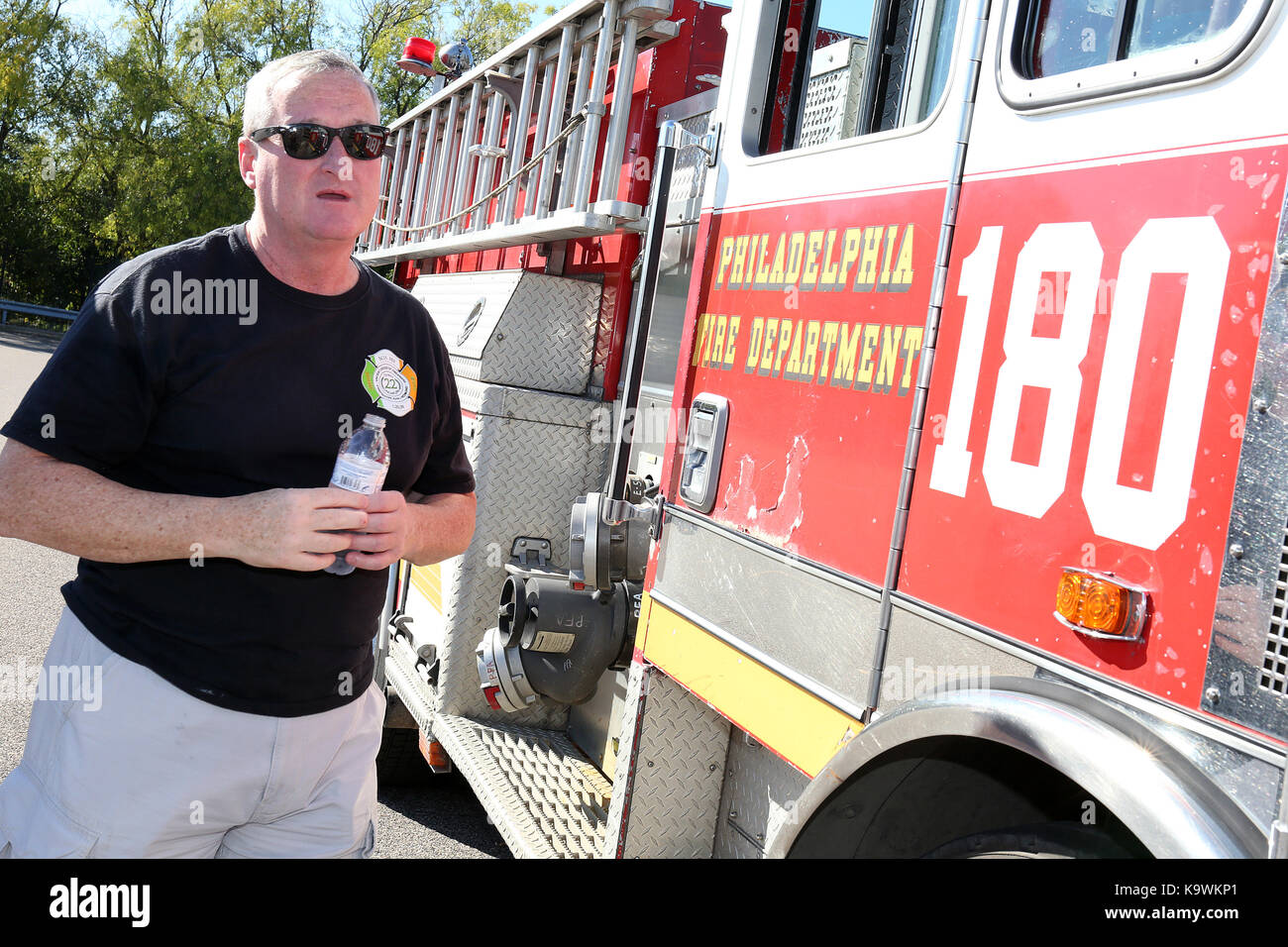 Pjiladelphia, PA, USA. 23rd Sep, 2017. Philadelphia Mayor, Jim Kenney ...