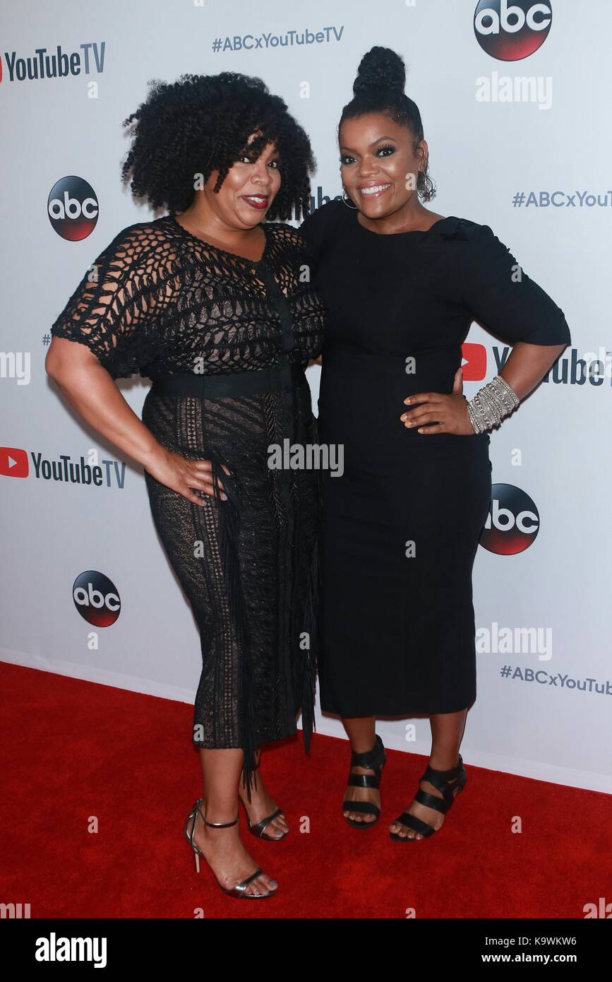 New York, NY, USA. 23rd Sep, 2017. Kimberly Hebert Gregory and Yvette ...