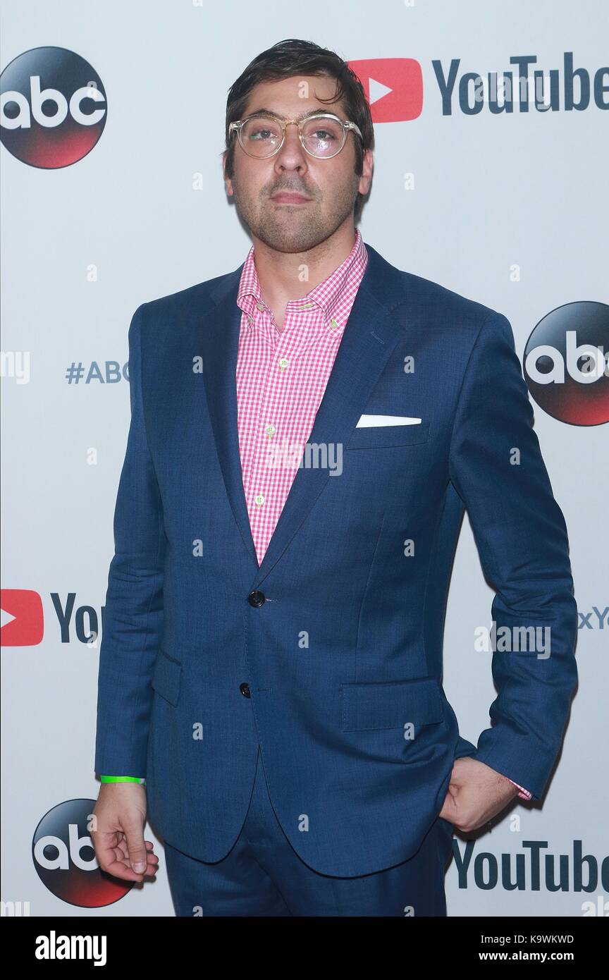 New York, NY, USA. 23rd Sep, 2017. Jeremy Bronson at YouTube TV & ABC ...