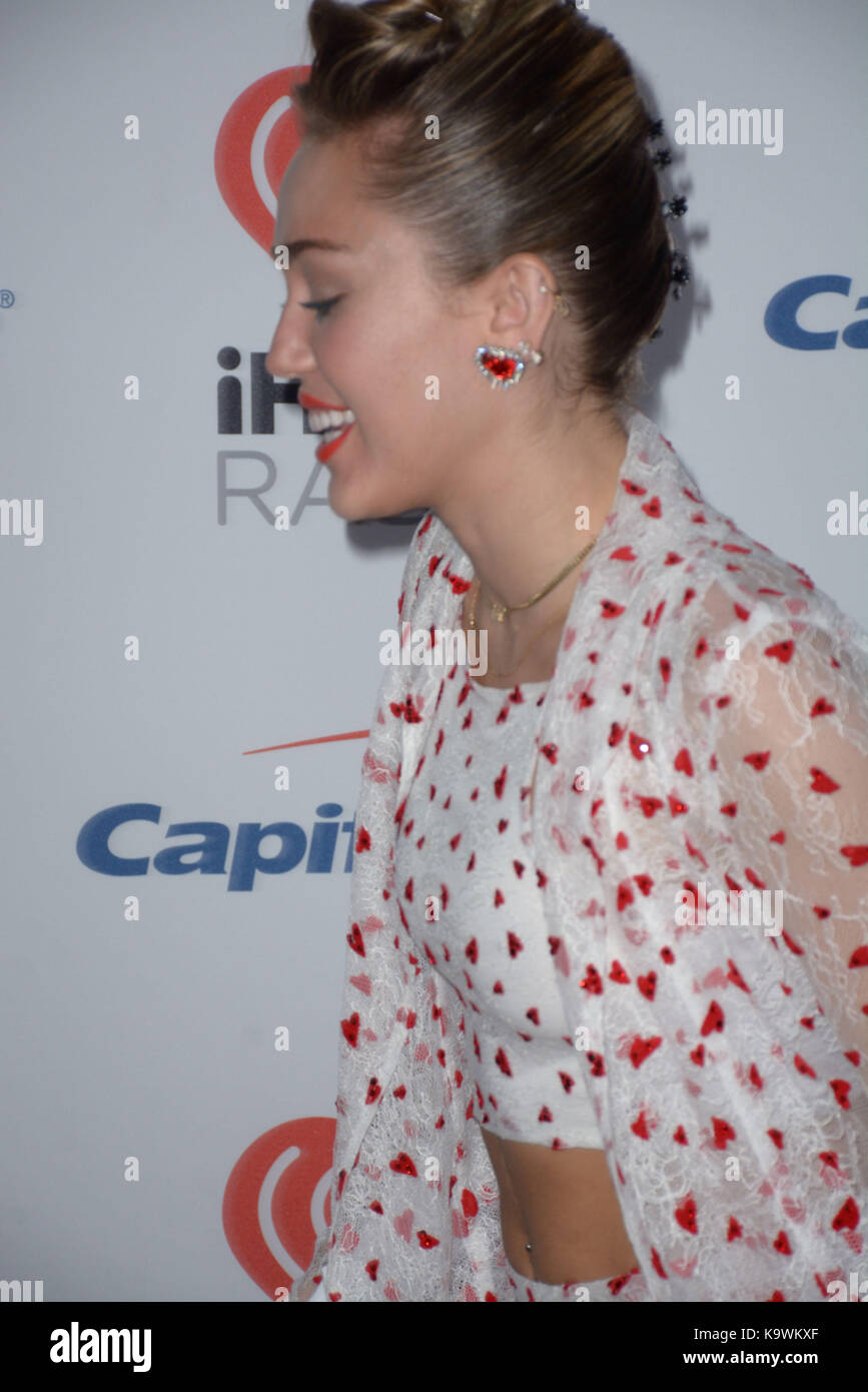 Las Vegas, Nevada, USA. 23rd Sep, 2017. Miley Cyrus attends the the ...