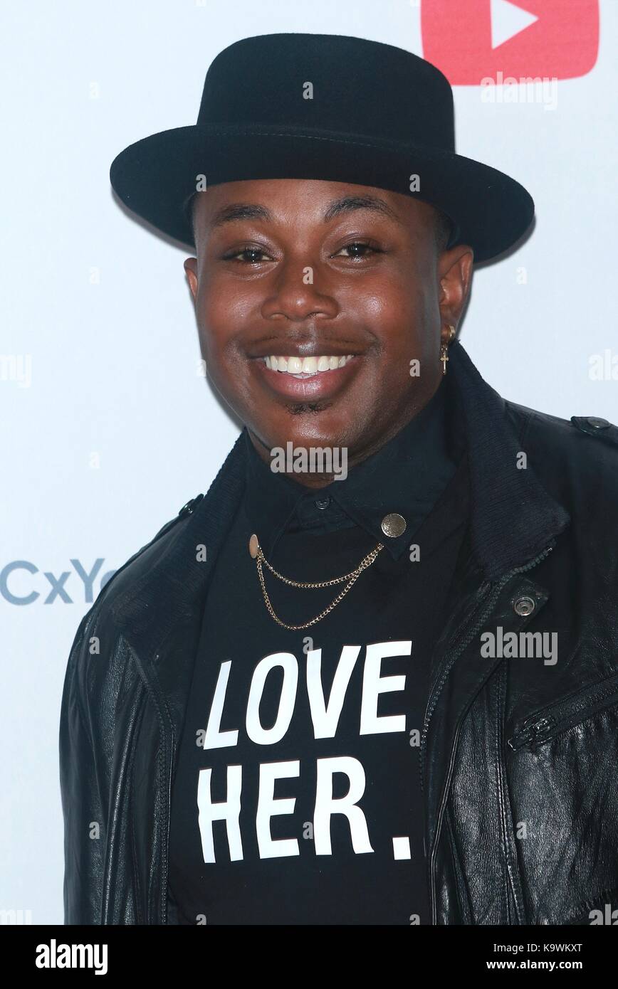 New York, NY, USA. 23rd Sep, 2017. Bernard David Jones at YouTube TV ...