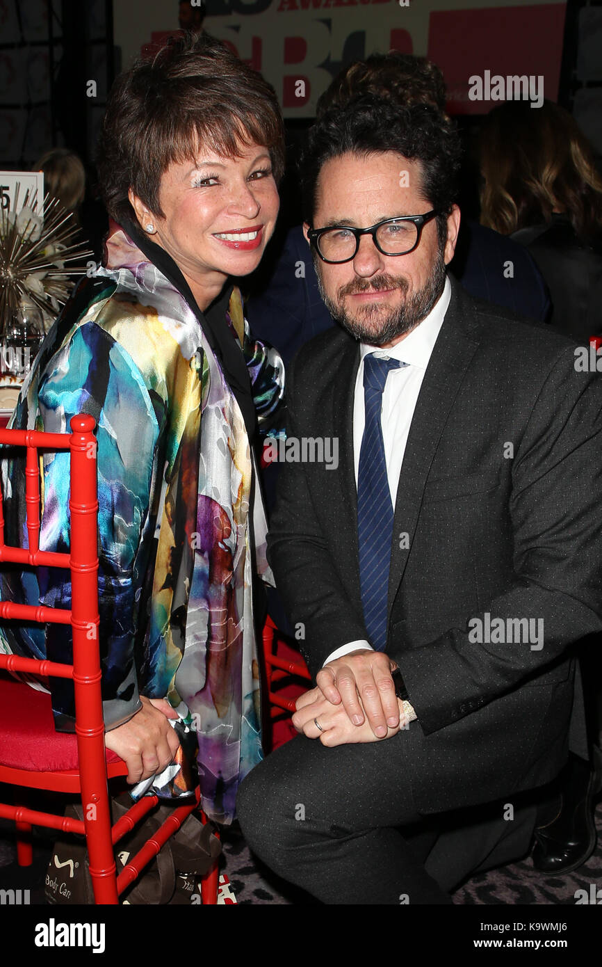 Beverly Hills, Ca. 23rd Sep, 2017. Valerie Jarrett, J.J. Abrams at the ...