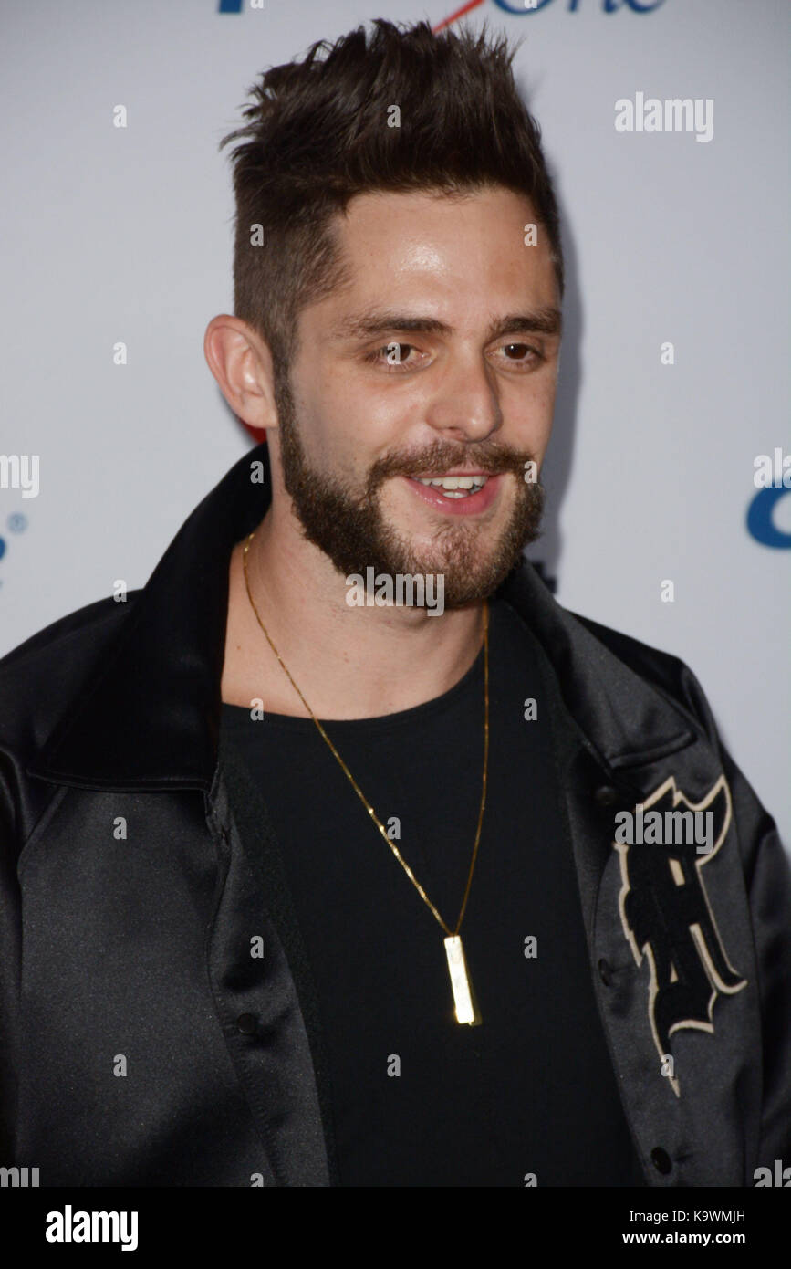 Las Vegas, Nevada, USA. 23rd Sep, 2017. Singer Thomas Rhett attends the ...