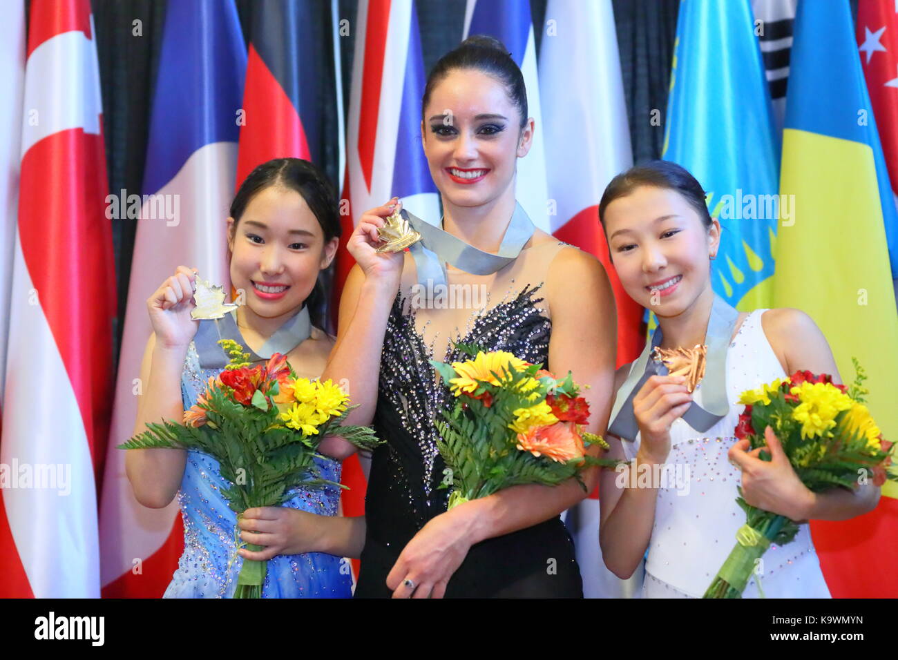 Sportplexe Pierrefonds, Montreal, Canada. 23rd Sep, 2017. (L-R) Mai ...