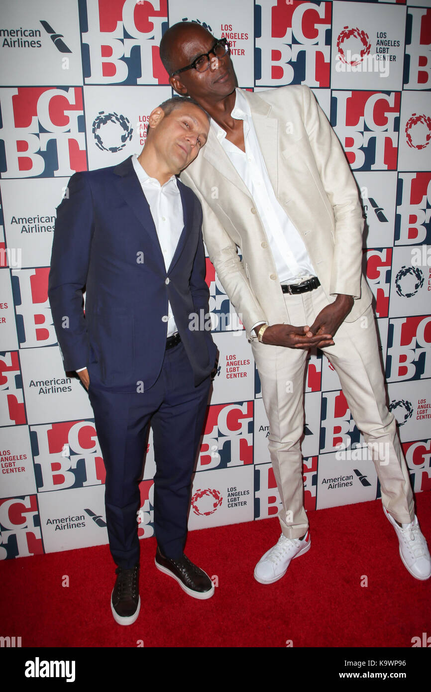 Beverly Hills, Ca. 23rd Sep, 2017. Mark Bradford, Ariel Emanuel at the ...