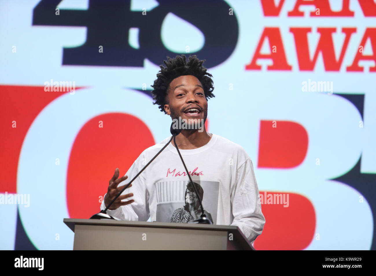 Beverly Hills, Ca. 23rd Sep, 2017. Jermaine Fowler at the Los Angeles ...