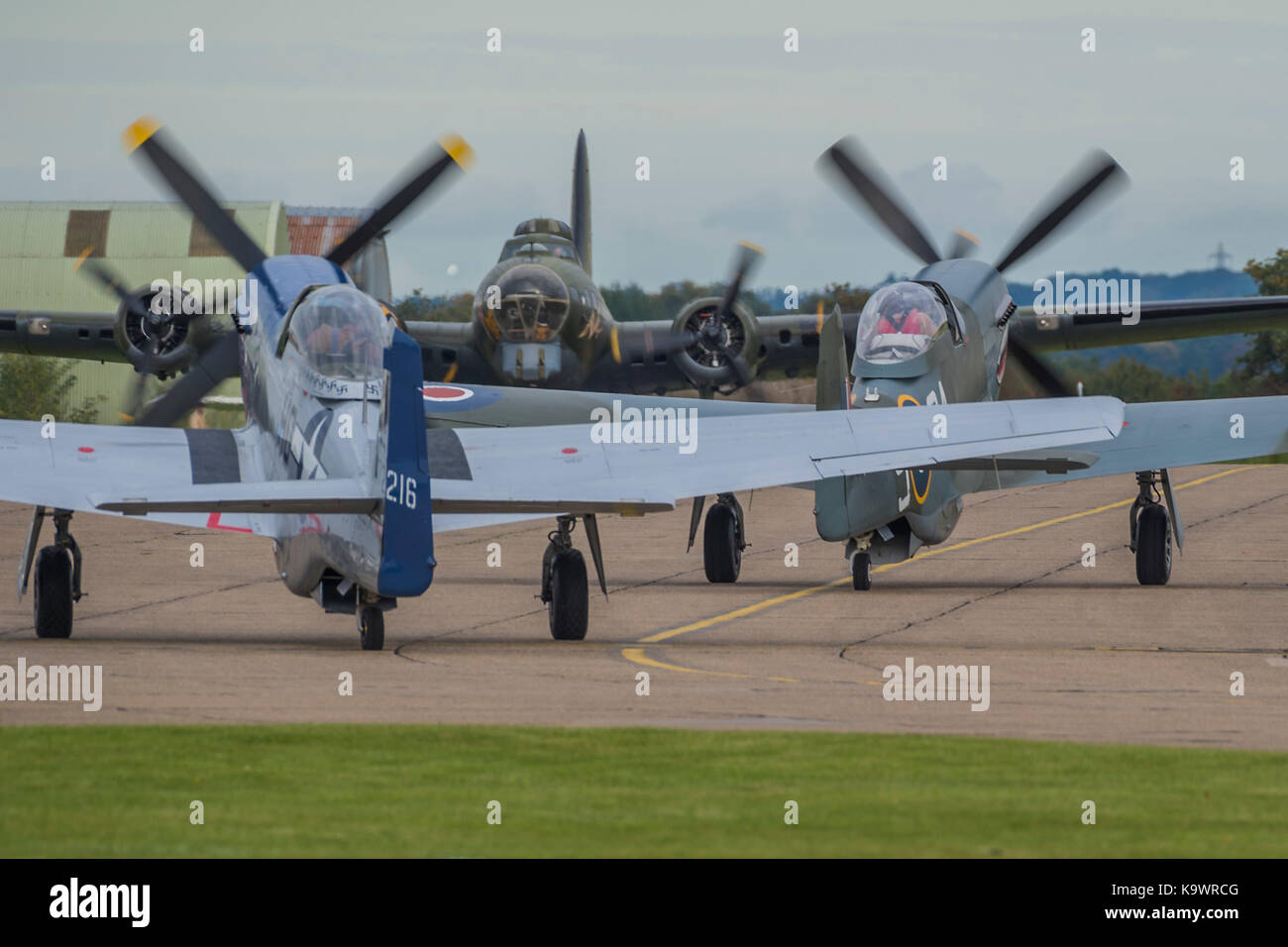 Duxford air museum mustang hi-res stock photography and images - Alamy