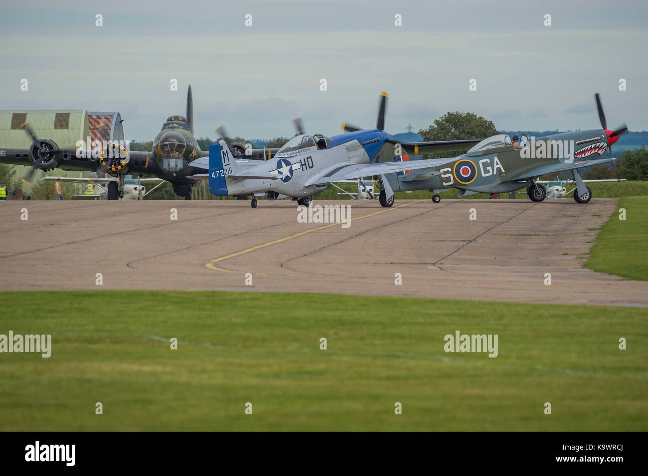 Duxford north american p51d mustang hi-res stock photography and images ...