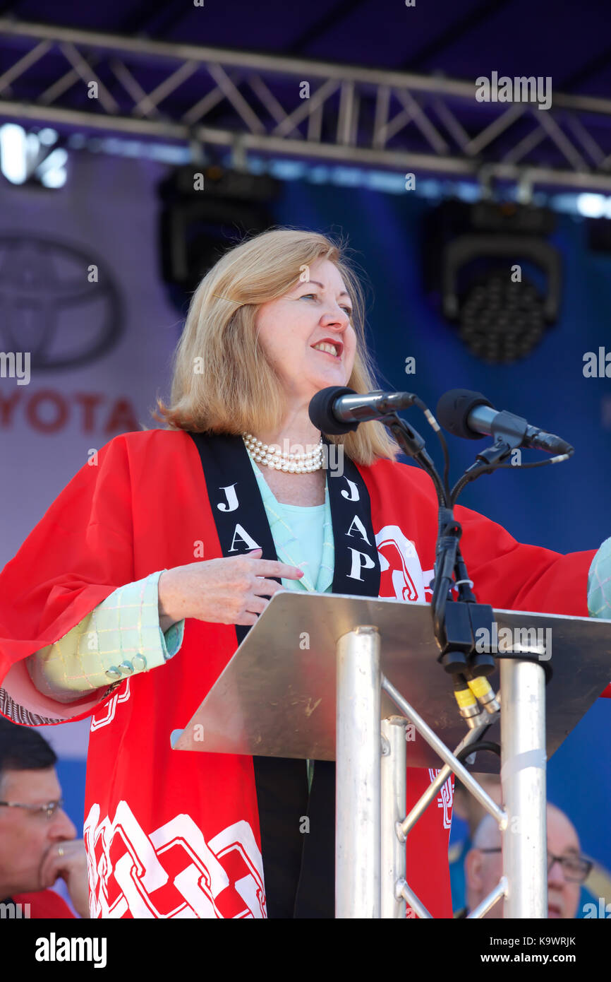 Trafalgar Square, UK. 24th Sep, 2017. Victoria Borwick attends Japan ...