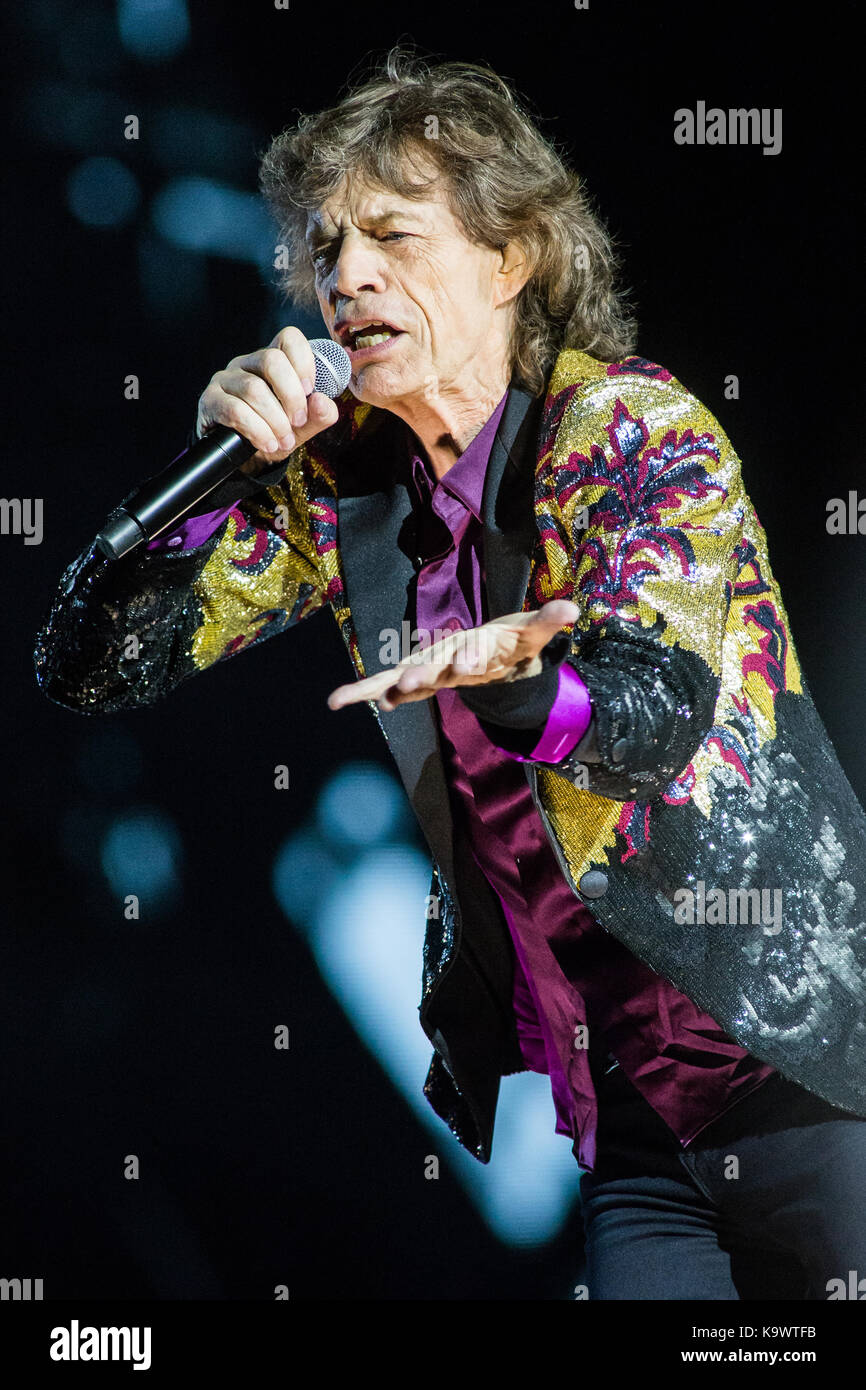 Lucca Italy. 23th September 2017. The English rock band THE ROLLING ...