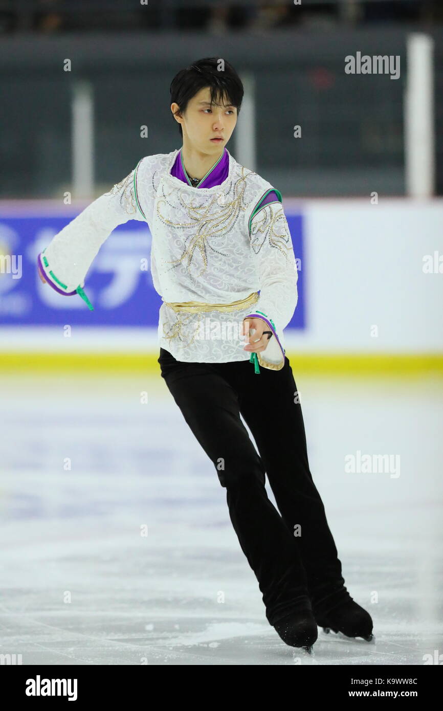 Sportplexe Pierrefonds, Montreal, Canada. 23rd Sep, 2017. Yuzuru Hanyu ...