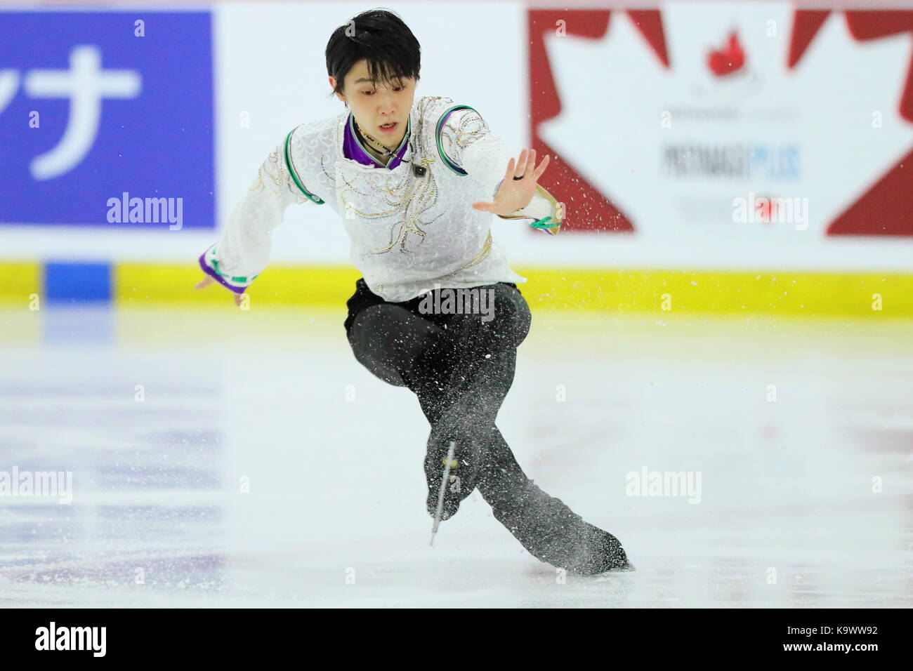 Sportplexe Pierrefonds, Montreal, Canada. 23rd Sep, 2017. Yuzuru Hanyu ...