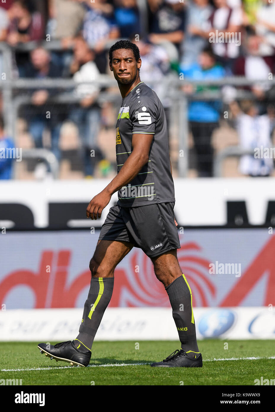 Karlsruhe, Deutschland. 24th Sep, 2017. Frust nach Tor zum 1:0 bei ...