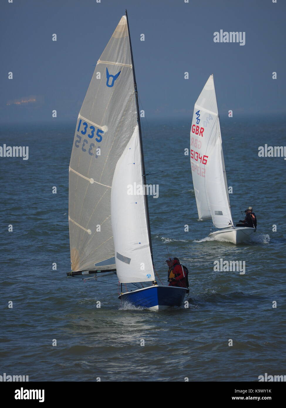 An Osprey class sailing dinghy Stock Photo - Alamy