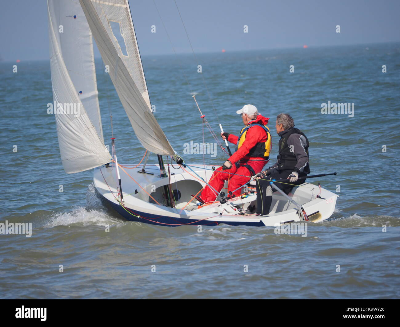 An Osprey class sailing dinghy Stock Photo - Alamy