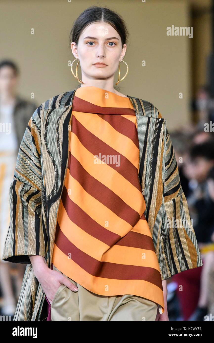 Milan, Italy. 24th Sep, 2017. Milan Fashion Week Spring Summer 2018 ...