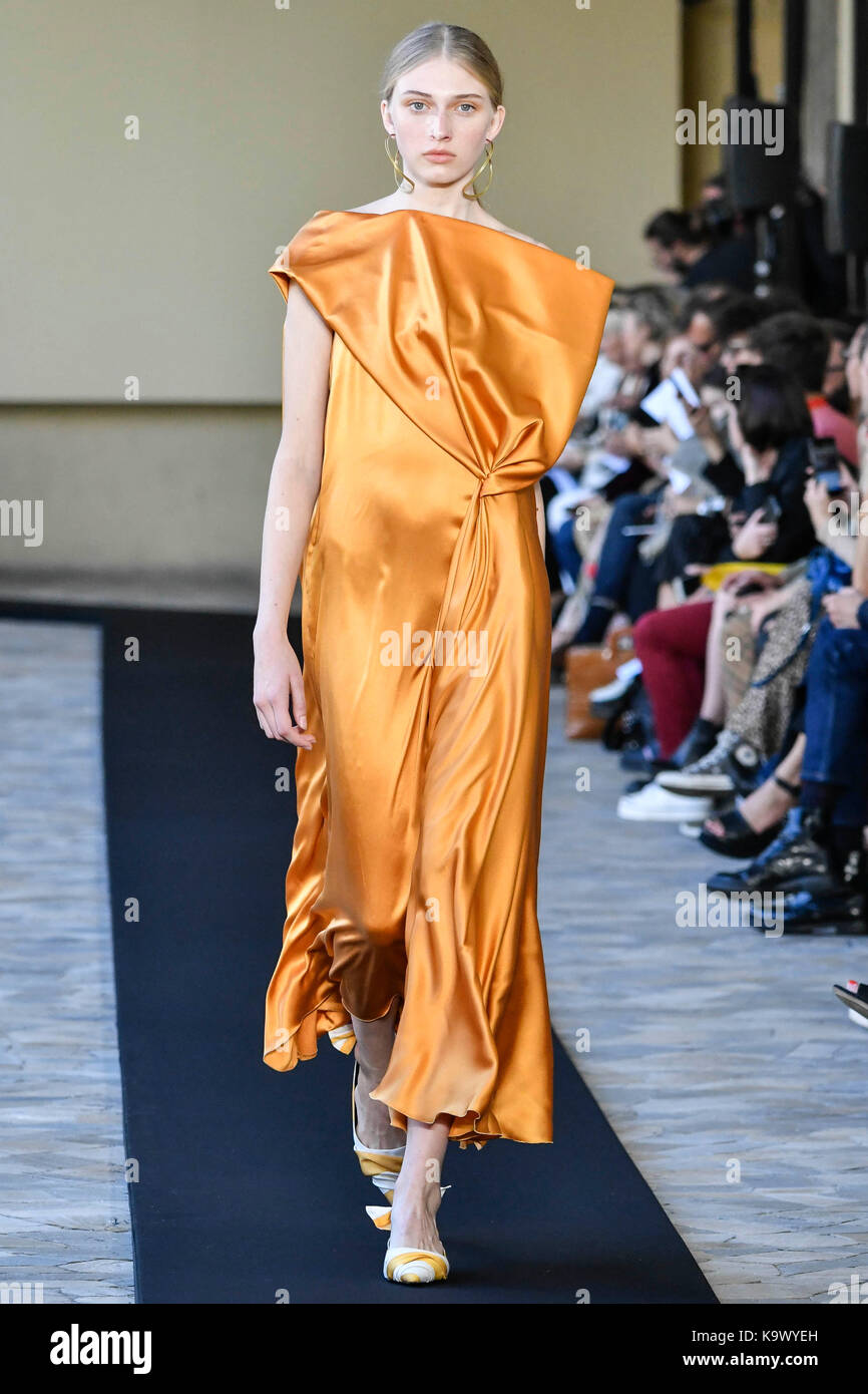 Milan, Italy. 24th Sep, 2017. Milan Fashion Week Spring Summer 2018 ...