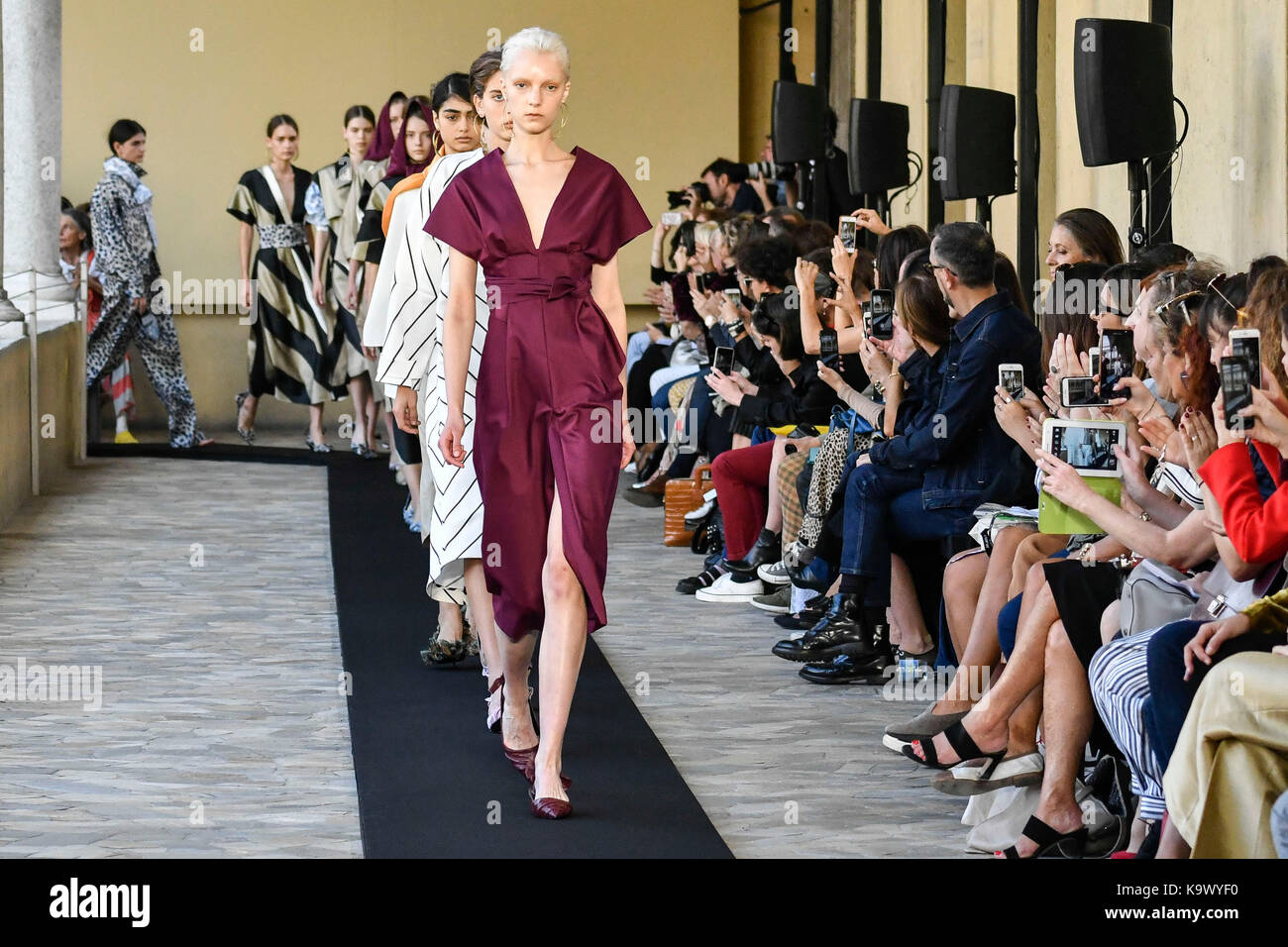 Milan, Italy. 24th Sep, 2017. Milan Fashion Week Spring Summer 2018 ...