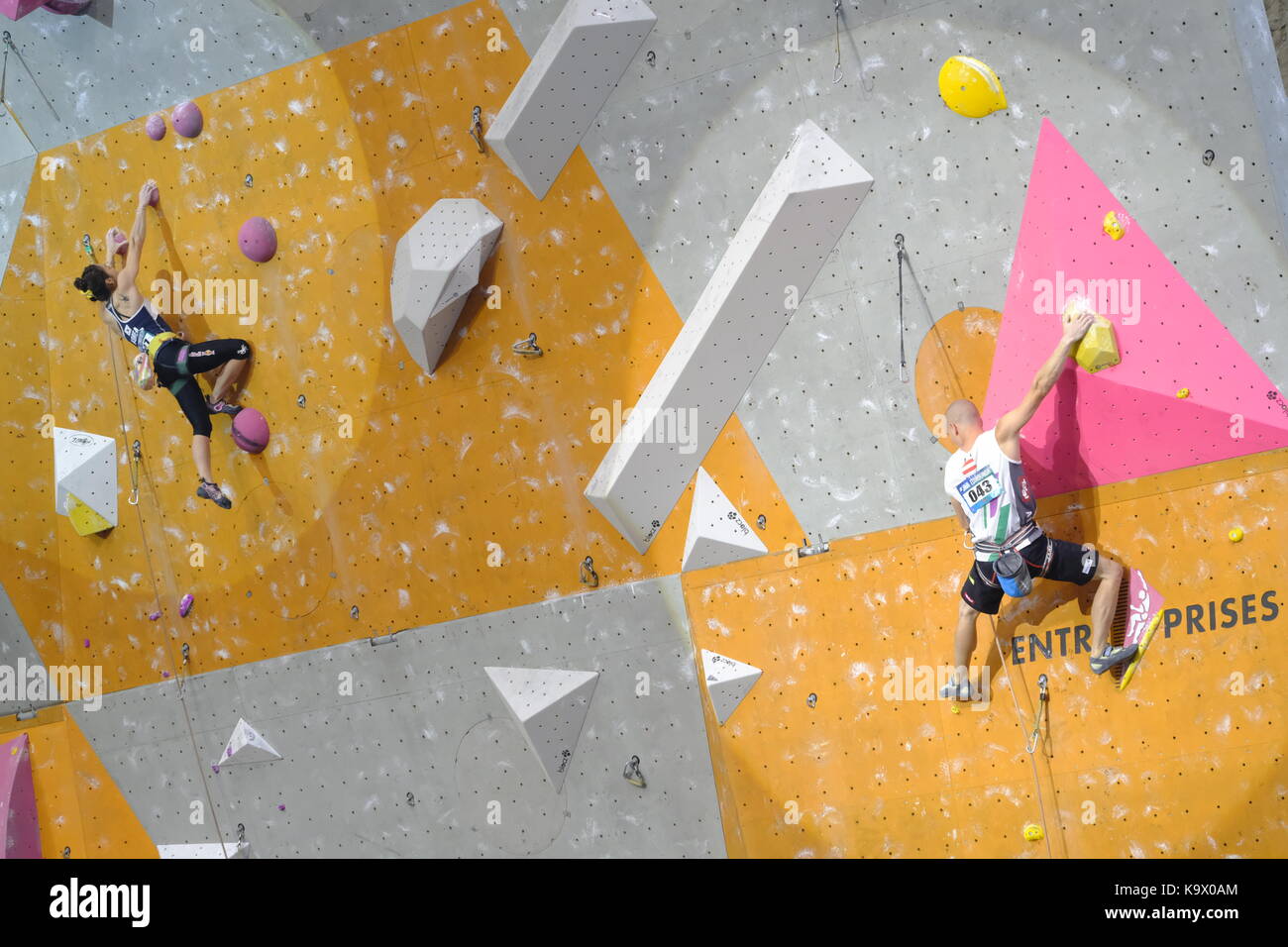 Wall climbing world championship hi-res stock photography and images ...