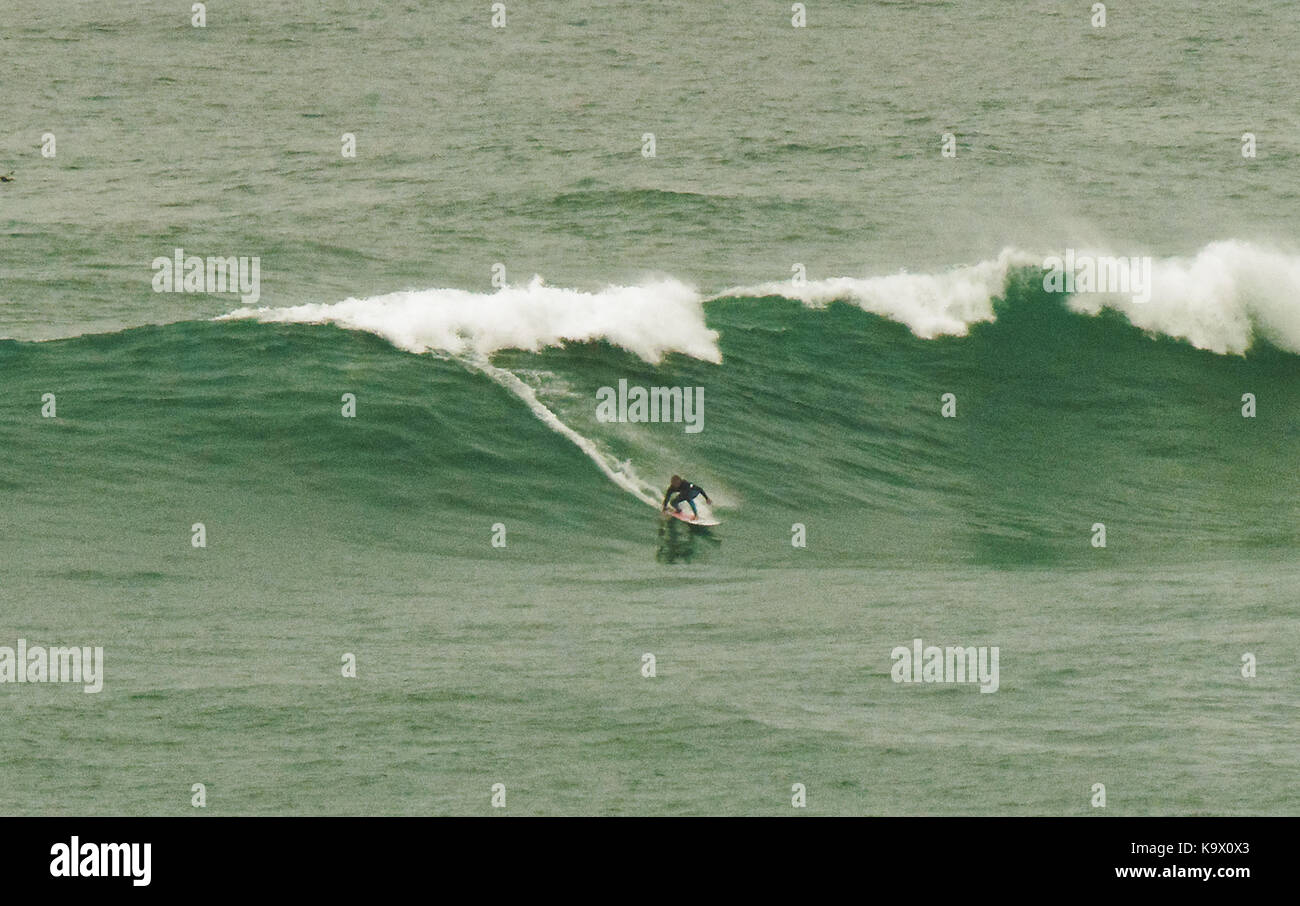 Cribbar wave, The Widowmaker, Newquay, Cornwall,UK Stock Photo - Alamy