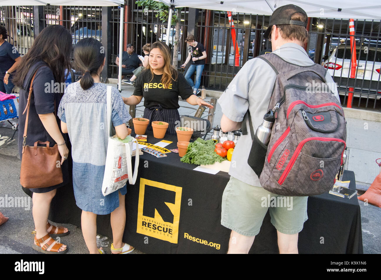 USA. 23rd September, 2017. Block party celebrates conversion of a women ...