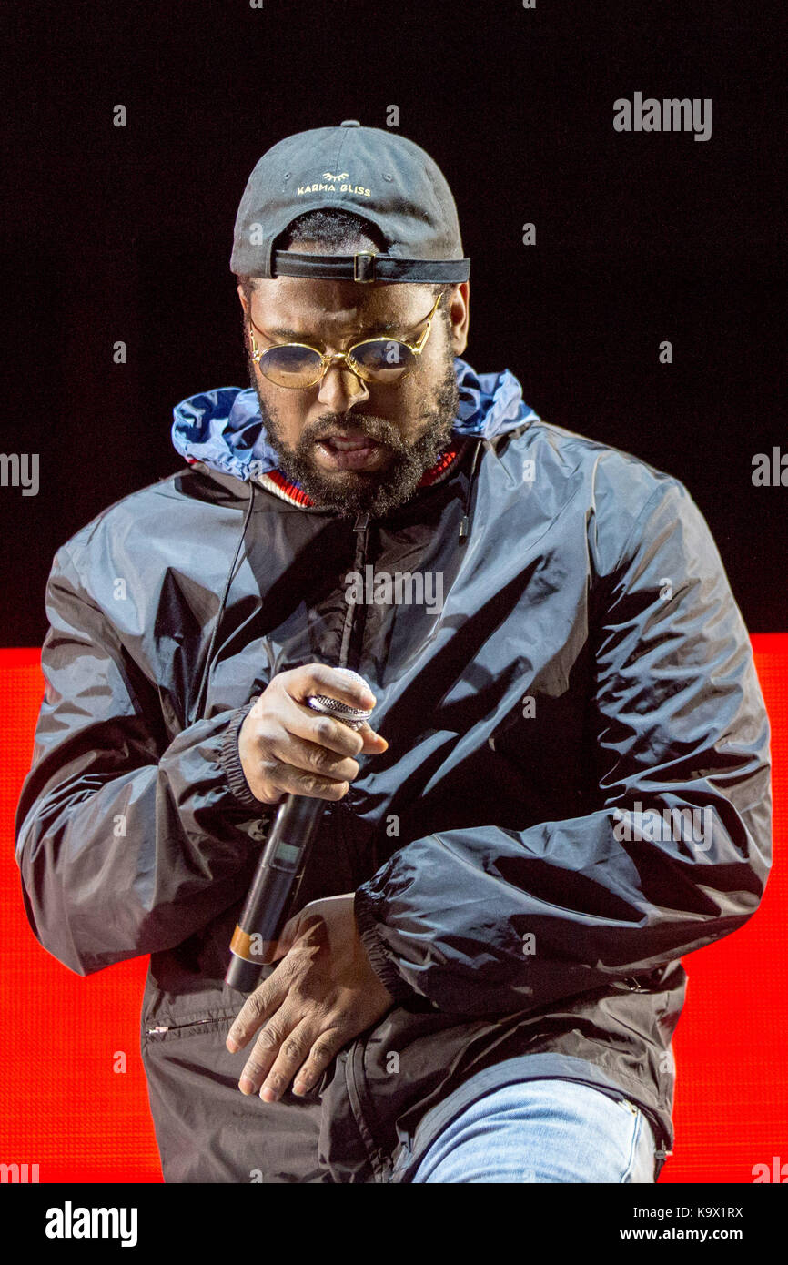 Las Vegas, Nevada, USA. 23rd Sep, 2017. Rapper SCHOOLBOY Q (QUINCY ...