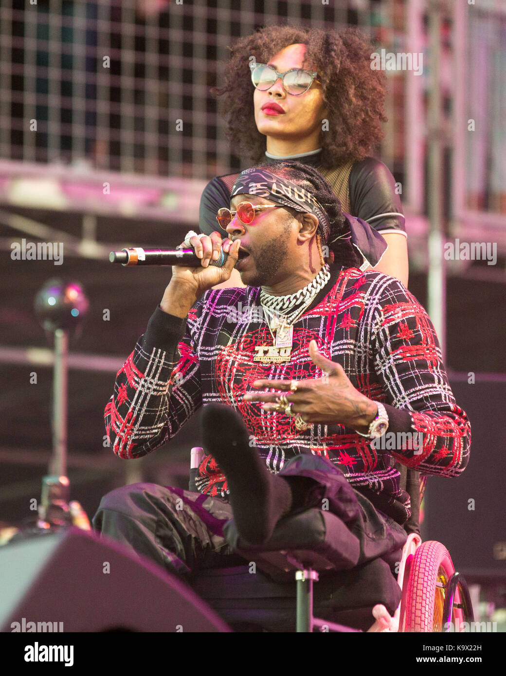 Las Vegas, Nevada, USA. 22nd Sep, 2017. Rapper 2 CHAINZ (TAUHEED EPPS ...