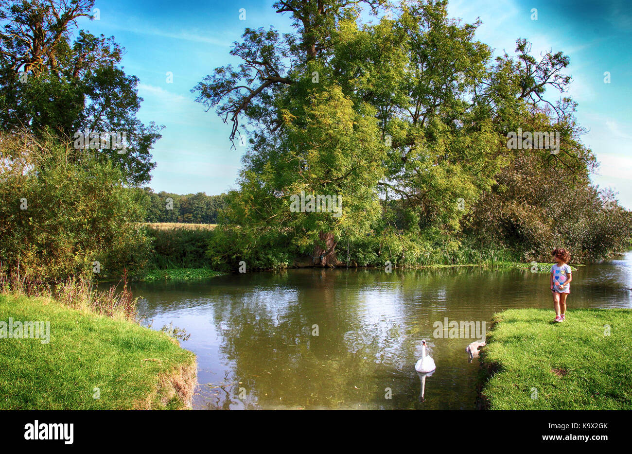Grantchester, UK. 24th Sep, 2017. Autumnal scenes in the village of ...