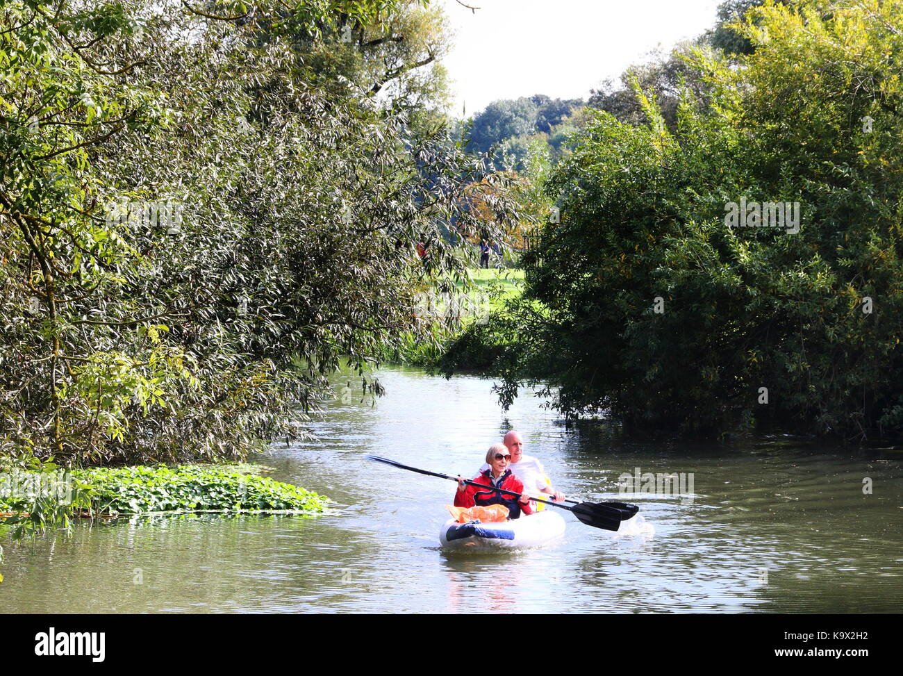 Grantchester, UK. 24th Sep, 2017. Autumnal scenes in the village of ...