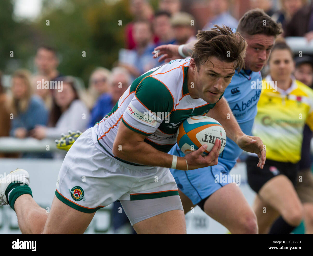 London, UK. 24th September, 2017. Seb Stegmann breaks through to score ...