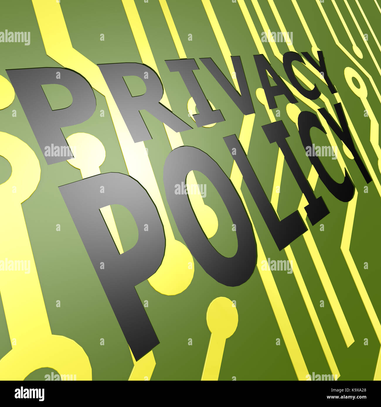 PCB Board with privacy policy Stock Photo - Alamy