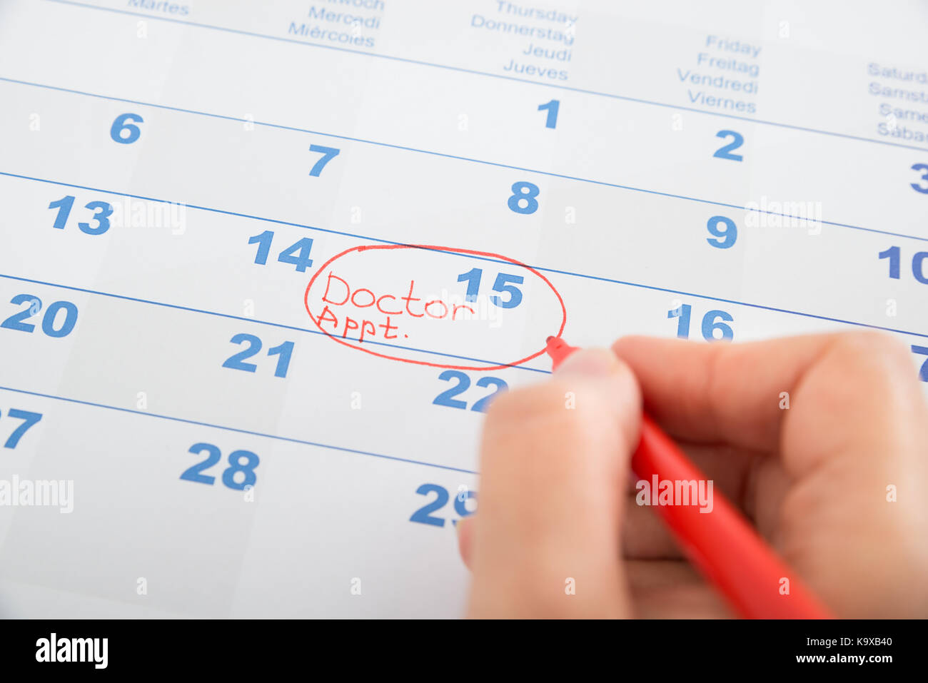 Person hand marked doctor hi-res stock photography and images - Alamy