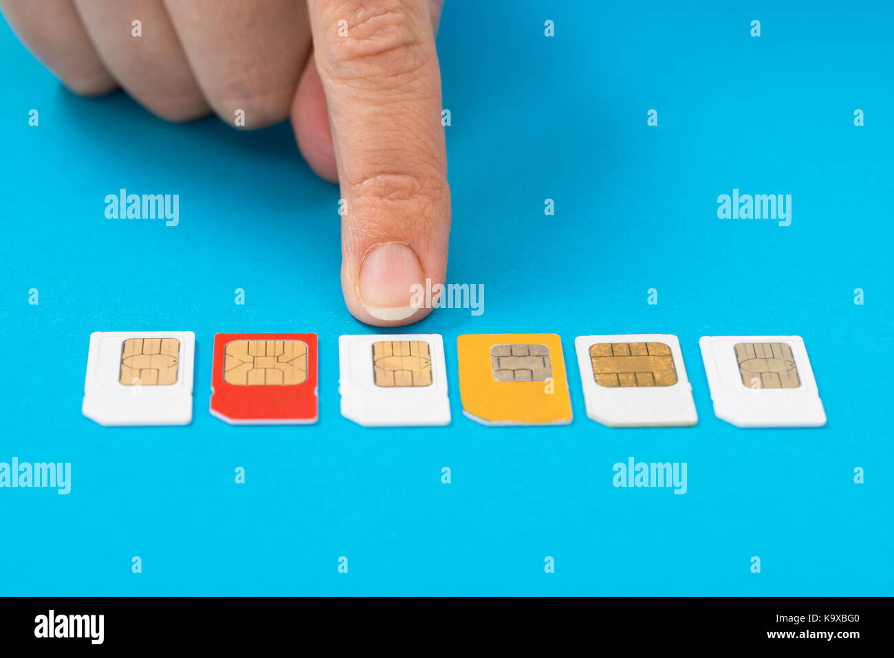 Close up cell phone hand blue hi-res stock photography and images - Alamy