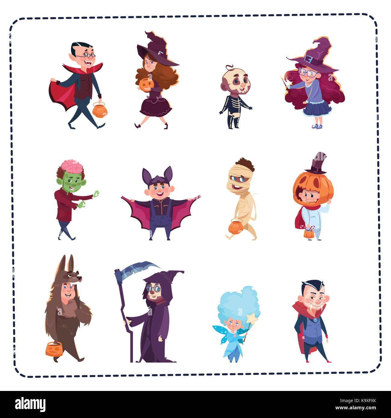 Halloween scary monsters Stock Vector Images - Alamy