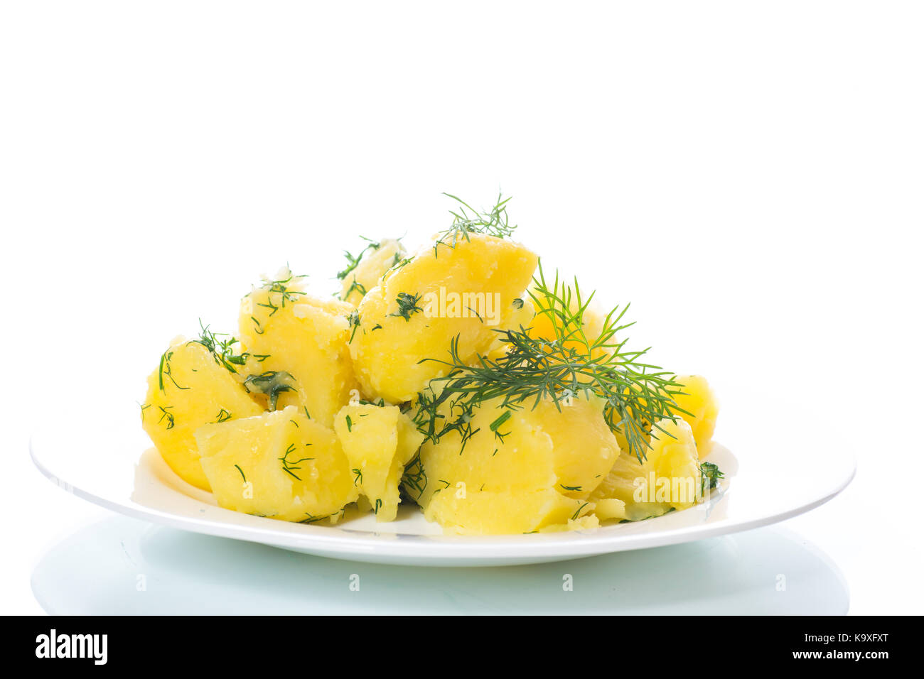 Prepared boiled potatoes spices hi-res stock photography and images - Alamy