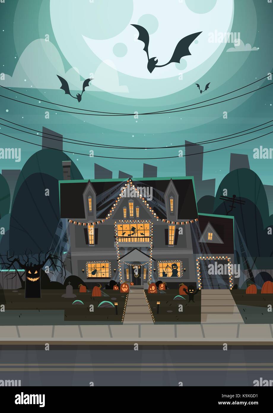 Bat house suburban hi-res stock photography and images - Alamy