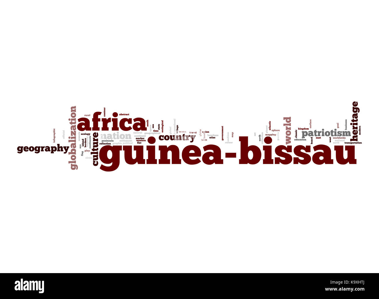 Guinea-Bissau word cloud Stock Photo - Alamy