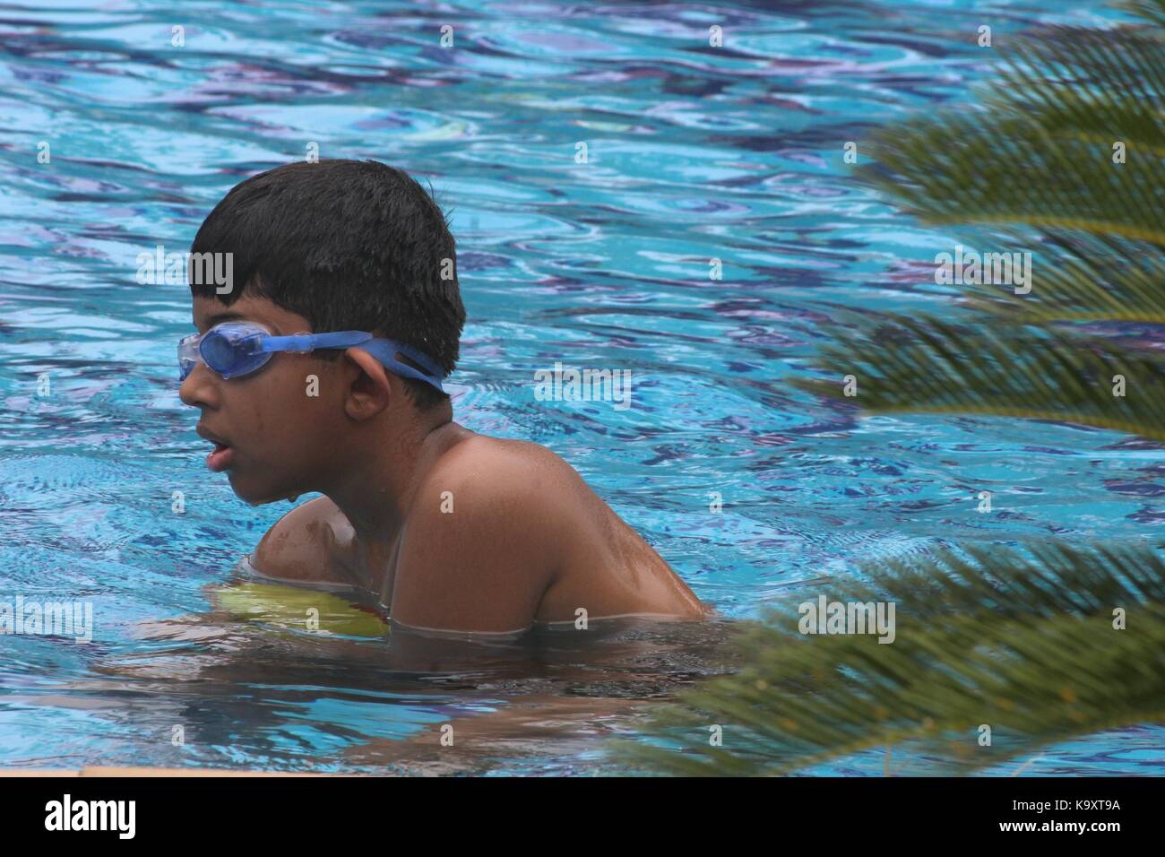 SWIMMING COMPETITION IN GOA INDIA Stock Photo - Alamy