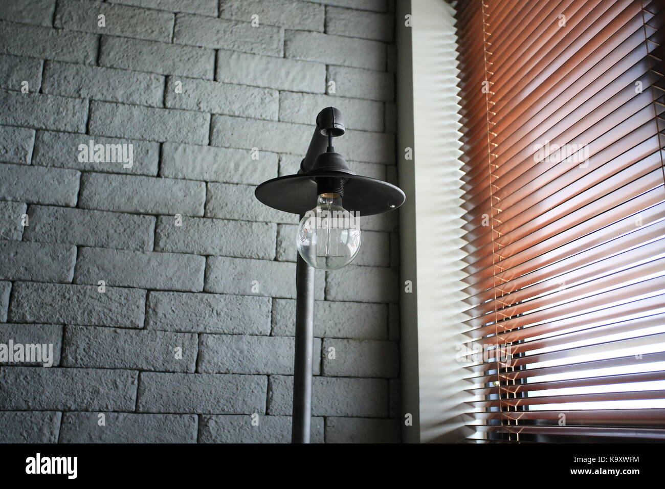 long lamp smart home style Stock Photo - Alamy