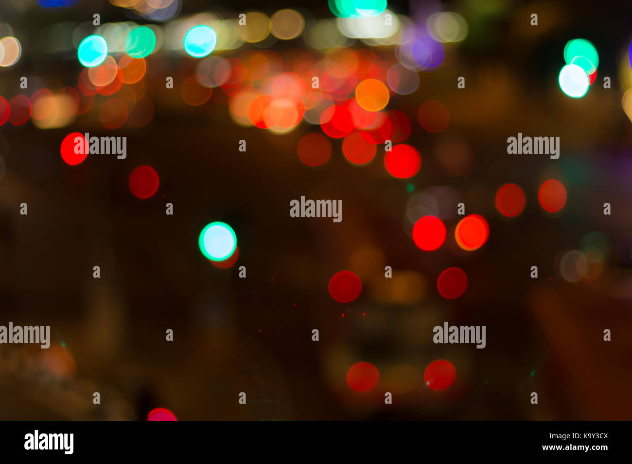 Blurred image of lights during the night (car light Stock Photo - Alamy