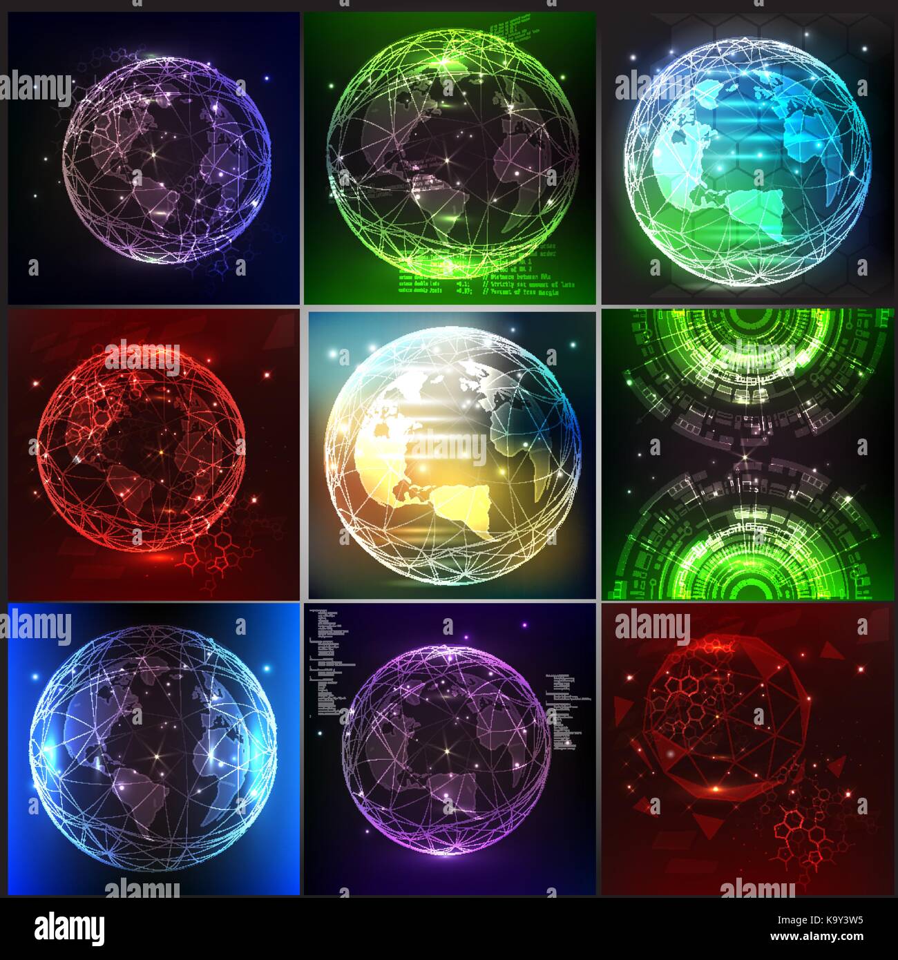 Sense Of Technology Space Stock Vector Images - Alamy