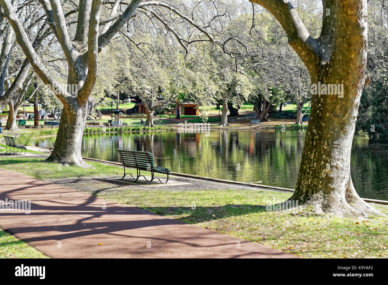 Hyde Park Perth Spring Stock Photo - Alamy