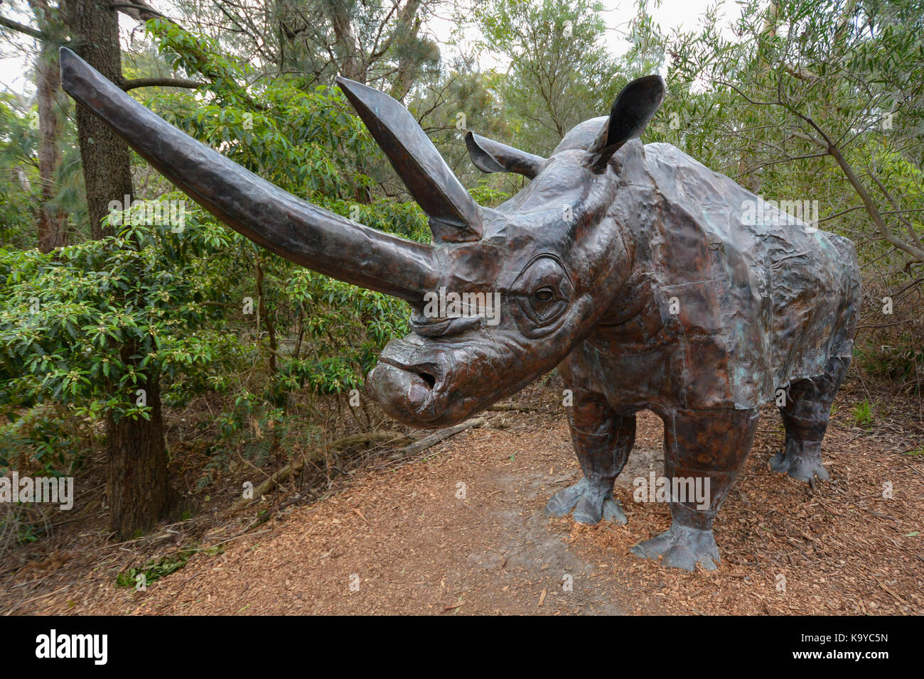 Rhinocerous sculpture hi-res stock photography and images - Alamy