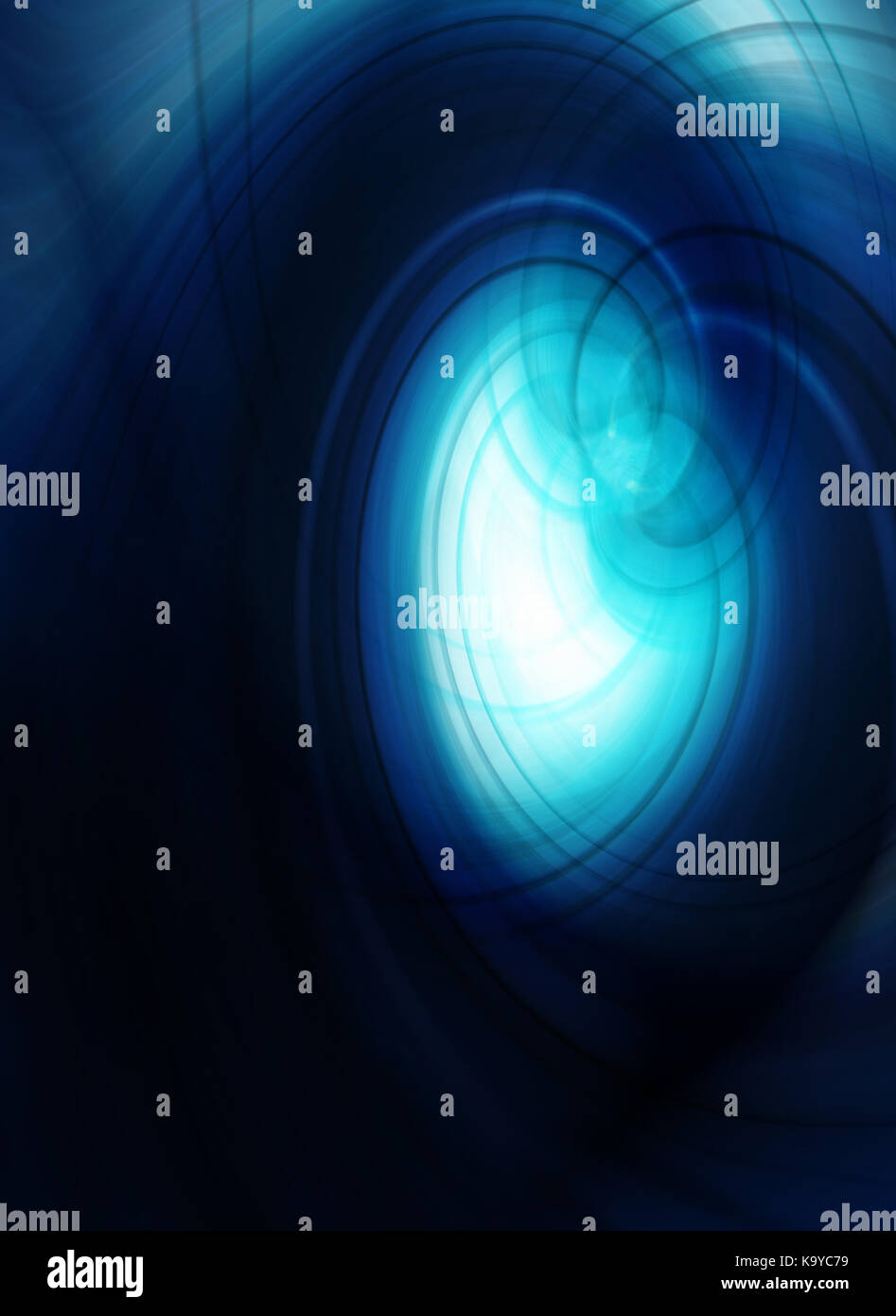 Blue abstract background with bright white ellipse Stock Photo - Alamy